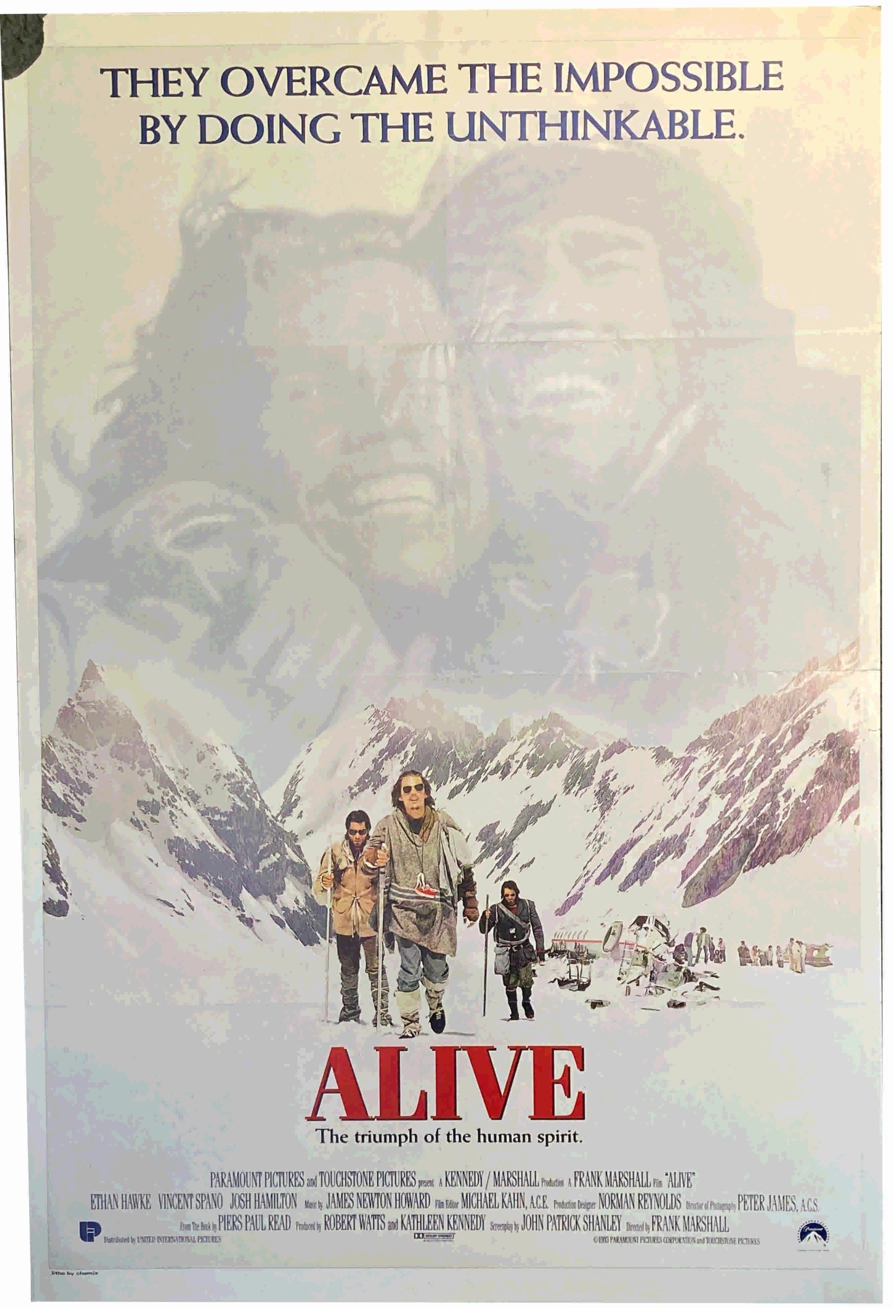 Original "Alive" Movie Poster - Vintage & Modern