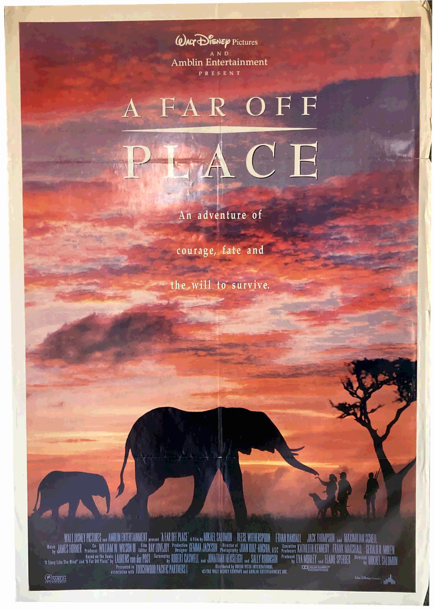Original "A Far Off Place" Movie Poster - Vintage & Modern