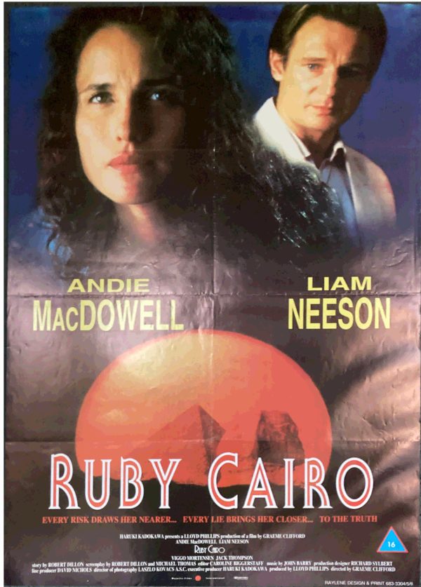 Original "Ruby Cairo" Movie Poster - Vintage & Modern