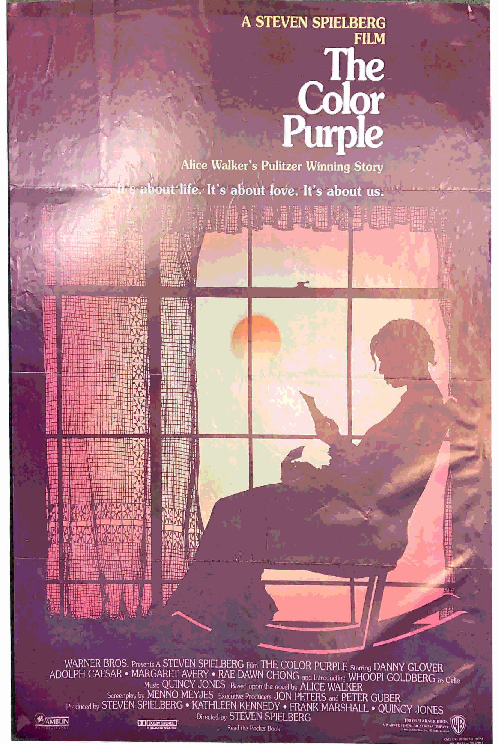 Original "The Color Purple" Movie Poster - Vintage & Modern